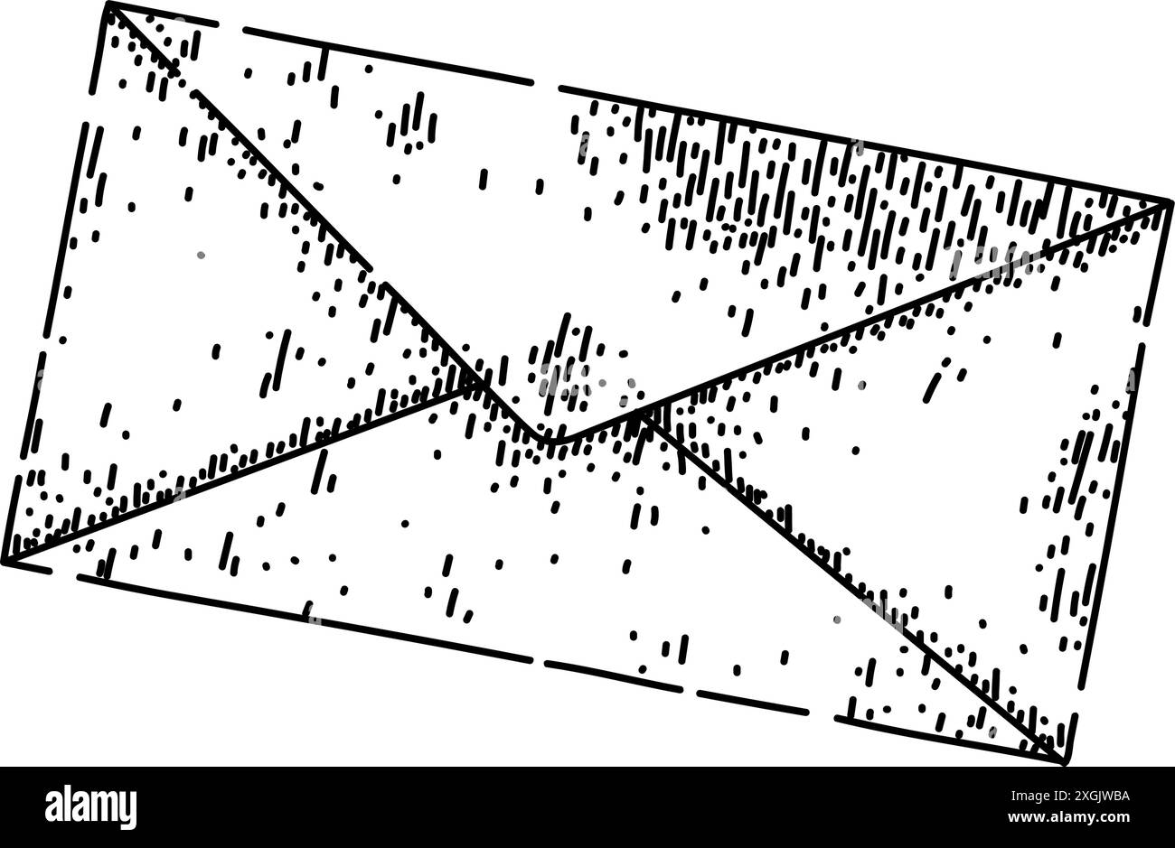 open mail paper sketch hand drawn vector Stock Vector Image & Art - Alamy