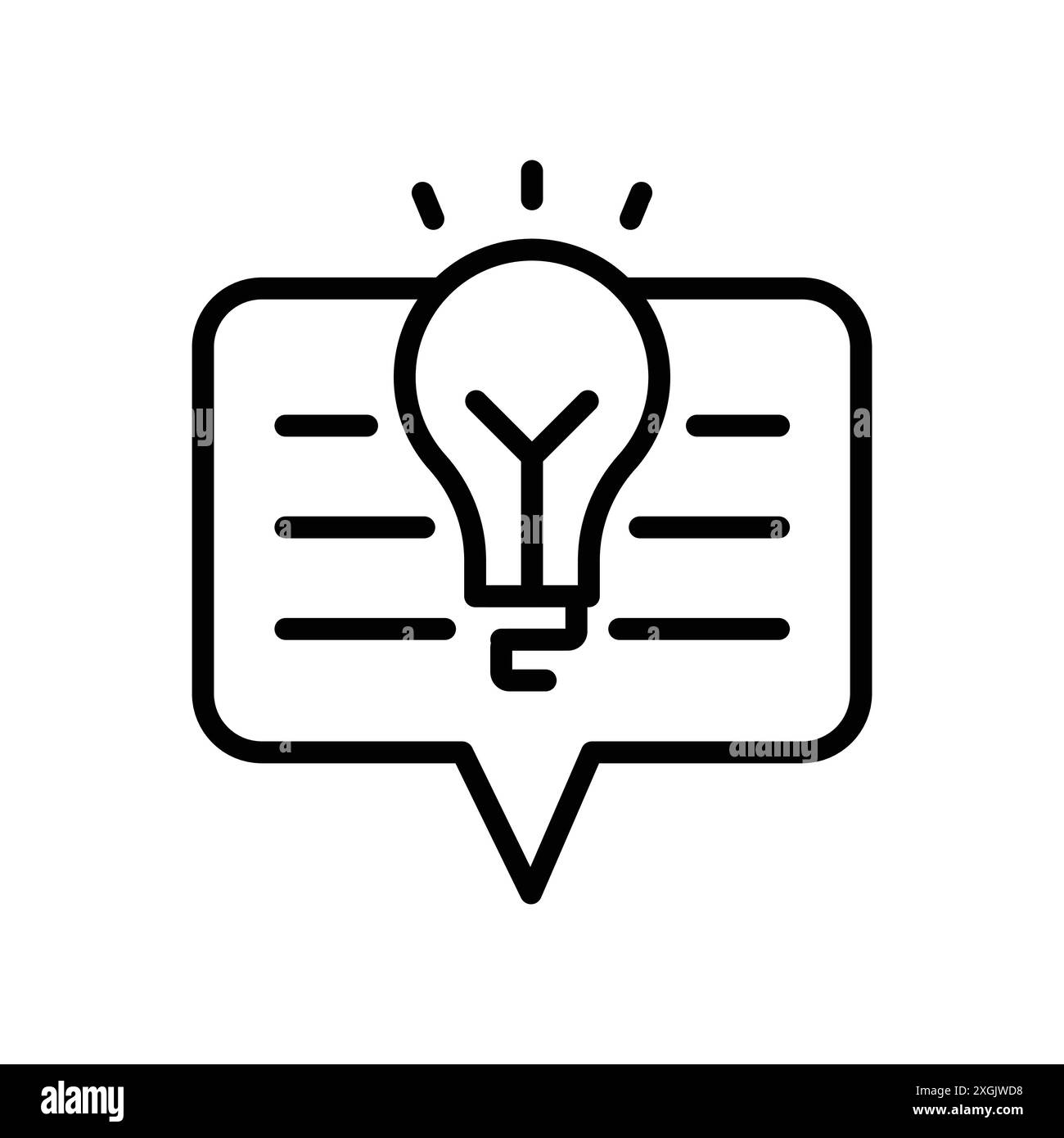 Suggestion icon vector logo set collection for web app ui Stock Vector ...