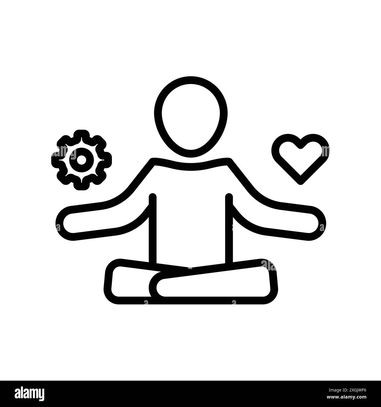 stress management icon vector logo set collection for web app ui Stock Vector Image & Art - Alamy