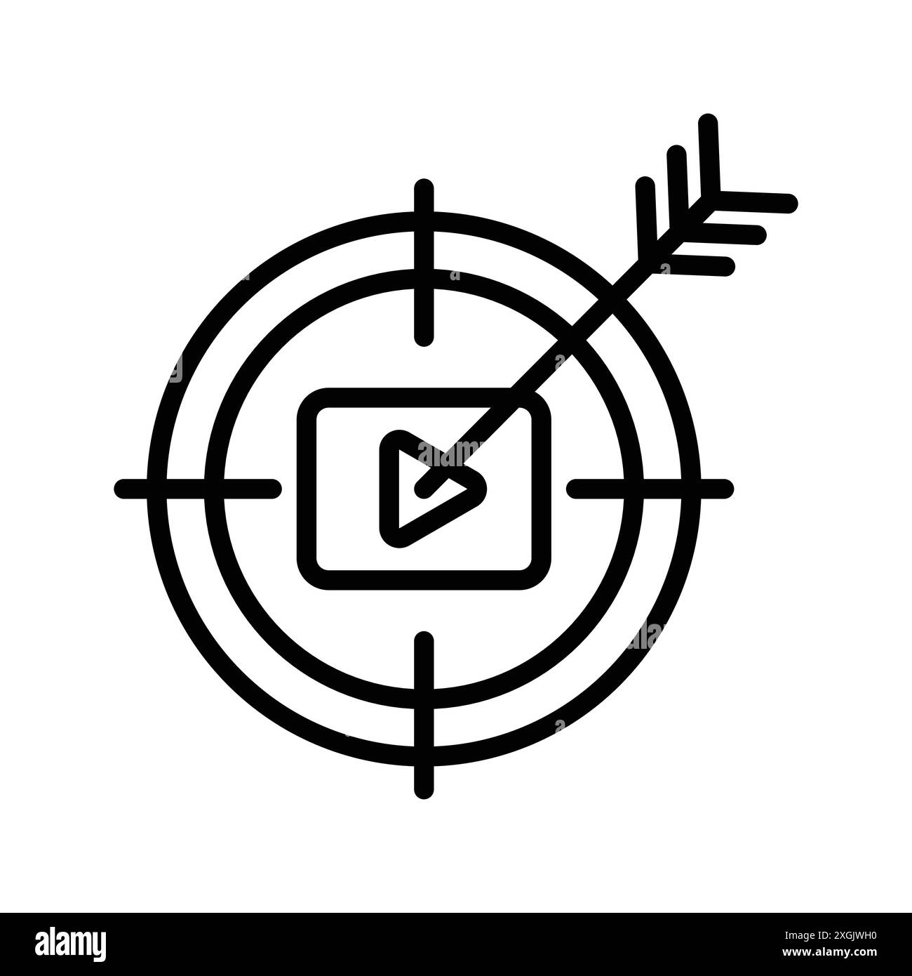 target video icon vector logo set collection for web app ui Stock Vector Image & Art - Alamy