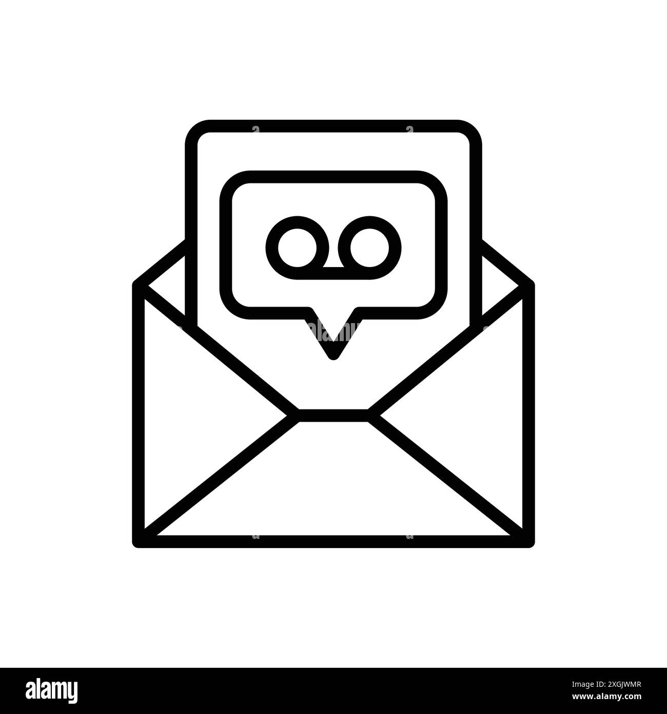 Voicemail icon vector logo set collection for web app ui Stock Vector ...