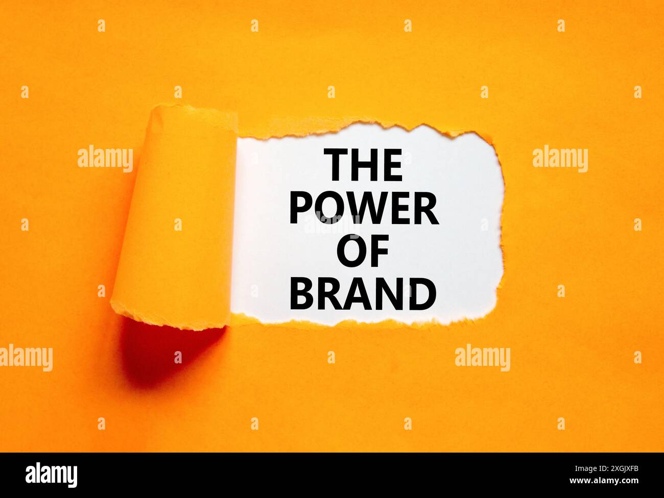 The power of brand symbol. Concept words The power of brand on ...