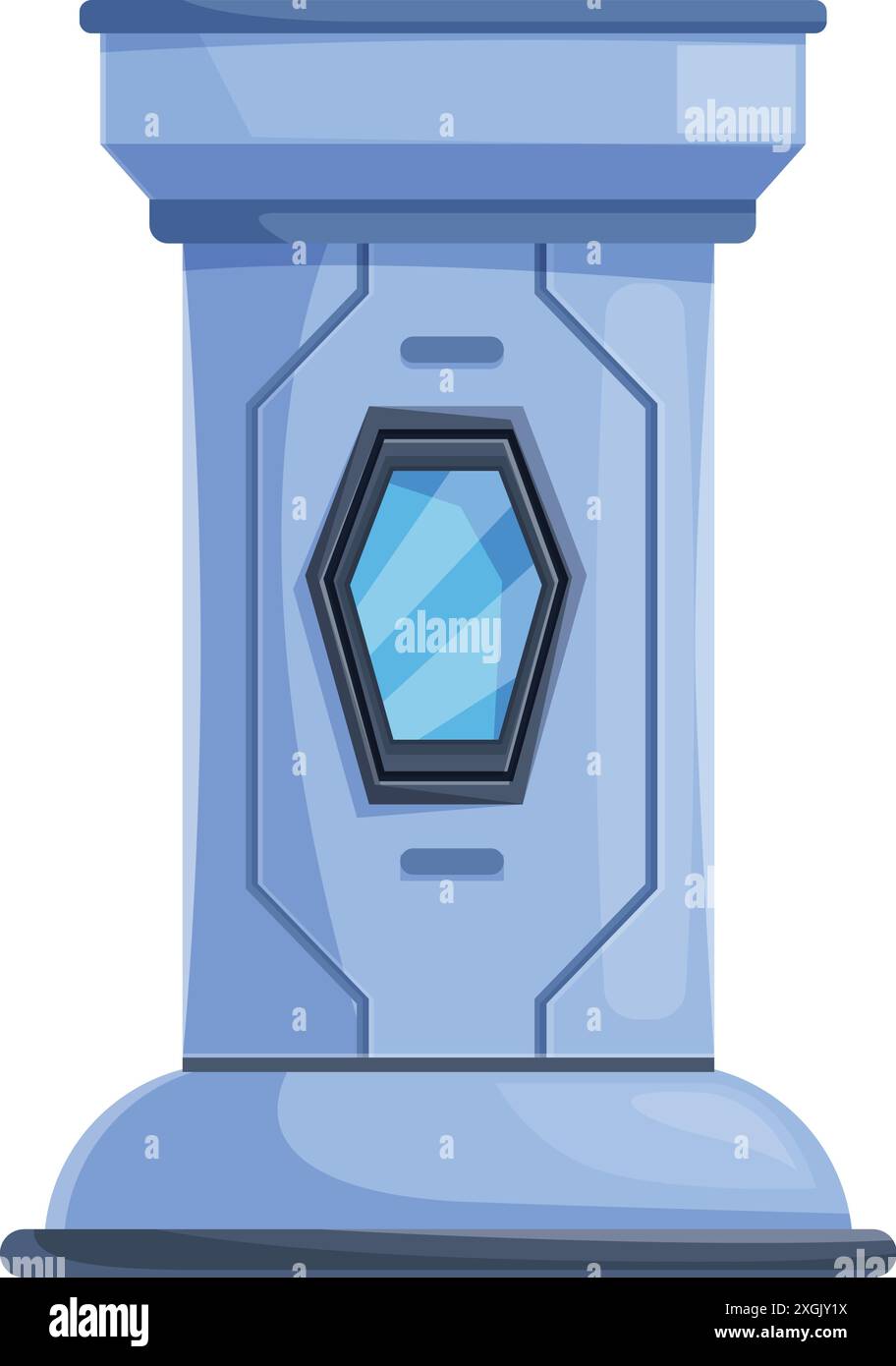 Cryogenic chamber freezing human body for future, innovative technology ...