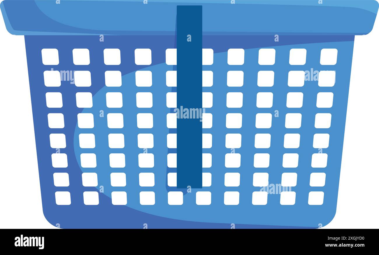 Blue empty laundry basket standing up hi-res stock photography and ...