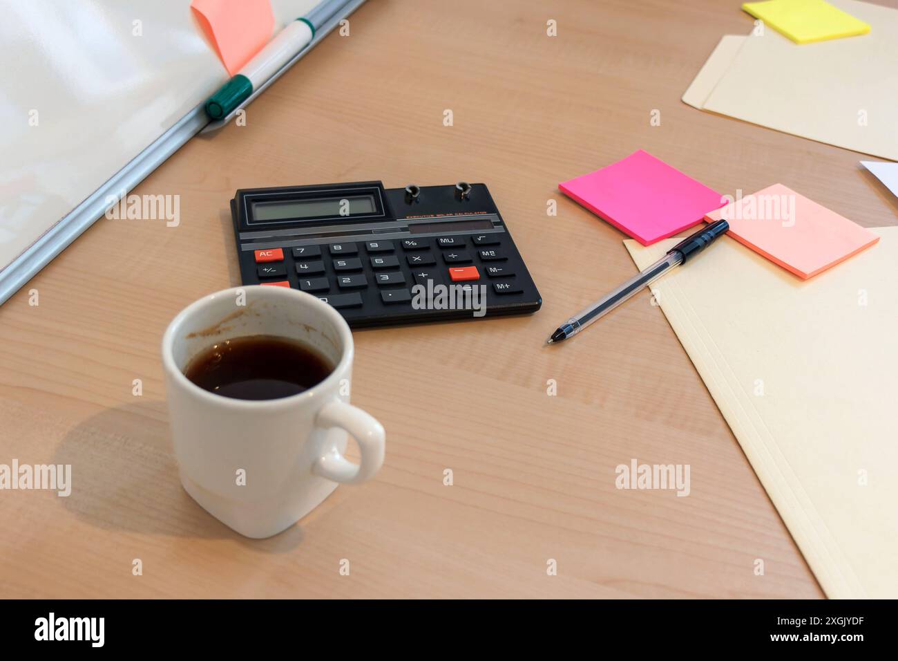 Calculator on the desk hi-res stock photography and images - Alamy