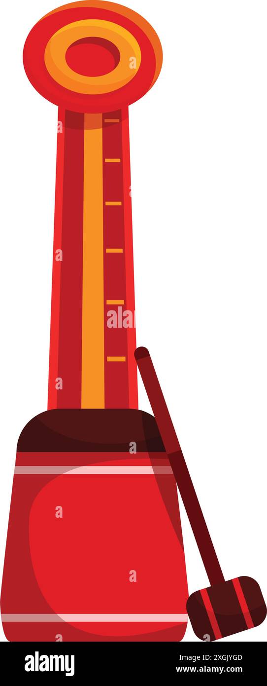 High striker carnival strength game hi-res stock photography and images ...