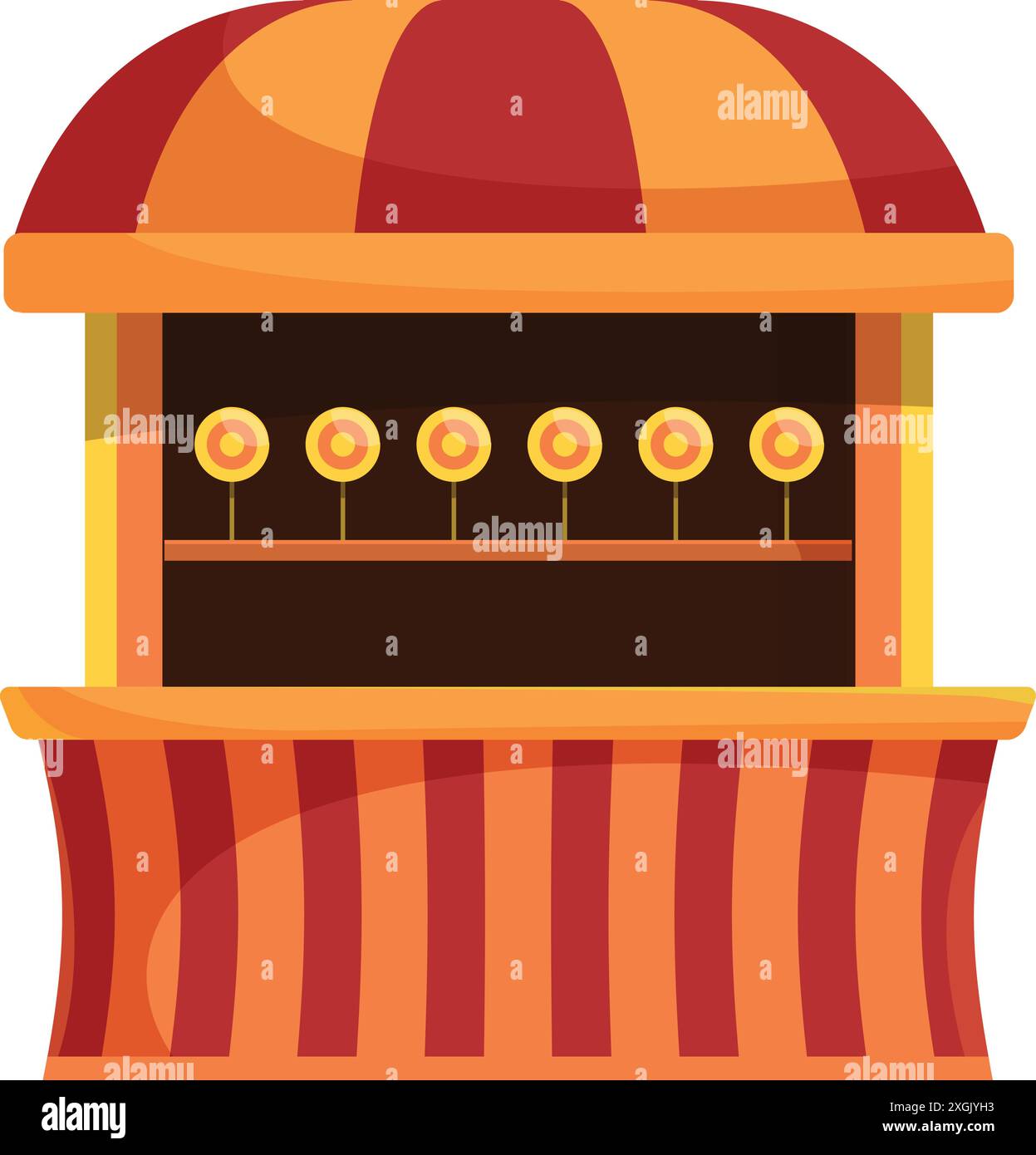 Shooting range funfair Stock Vector Images - Alamy