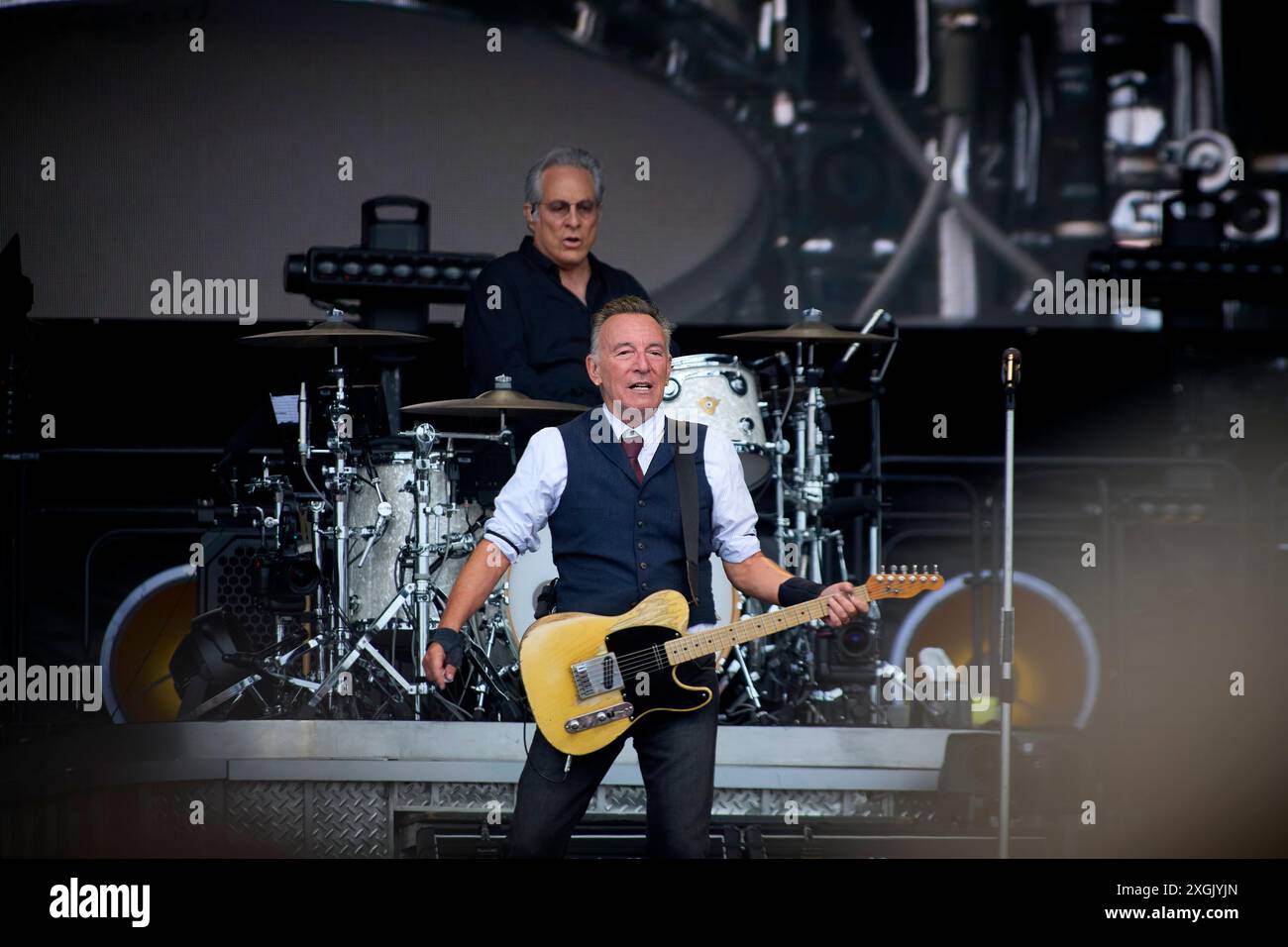 Denmark. 09th July, 2024. Bruce Springsteen and The E Street Band ...