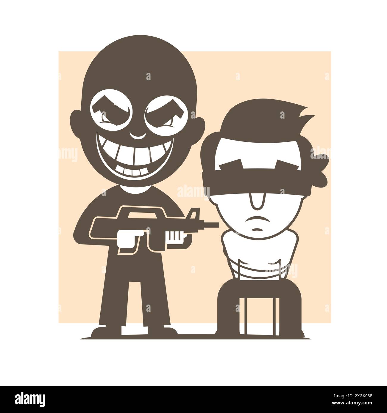 Kidnapper vector vectors hi-res stock photography and images - Alamy