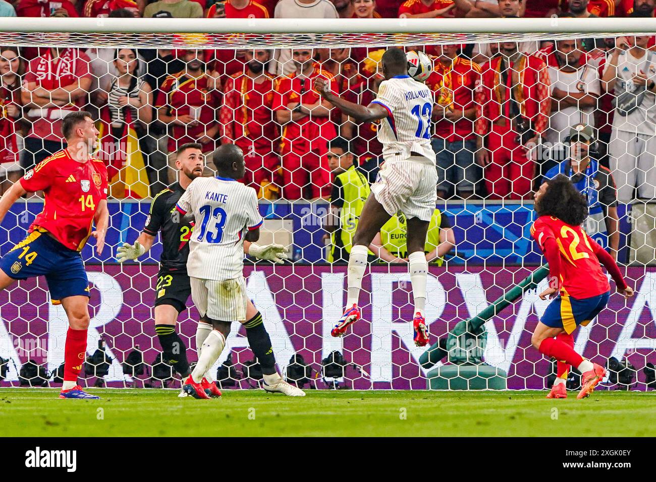 MUNICH, NETHERLANDS - JULY 9: Randal Kolo Muani of France scores a goal ...