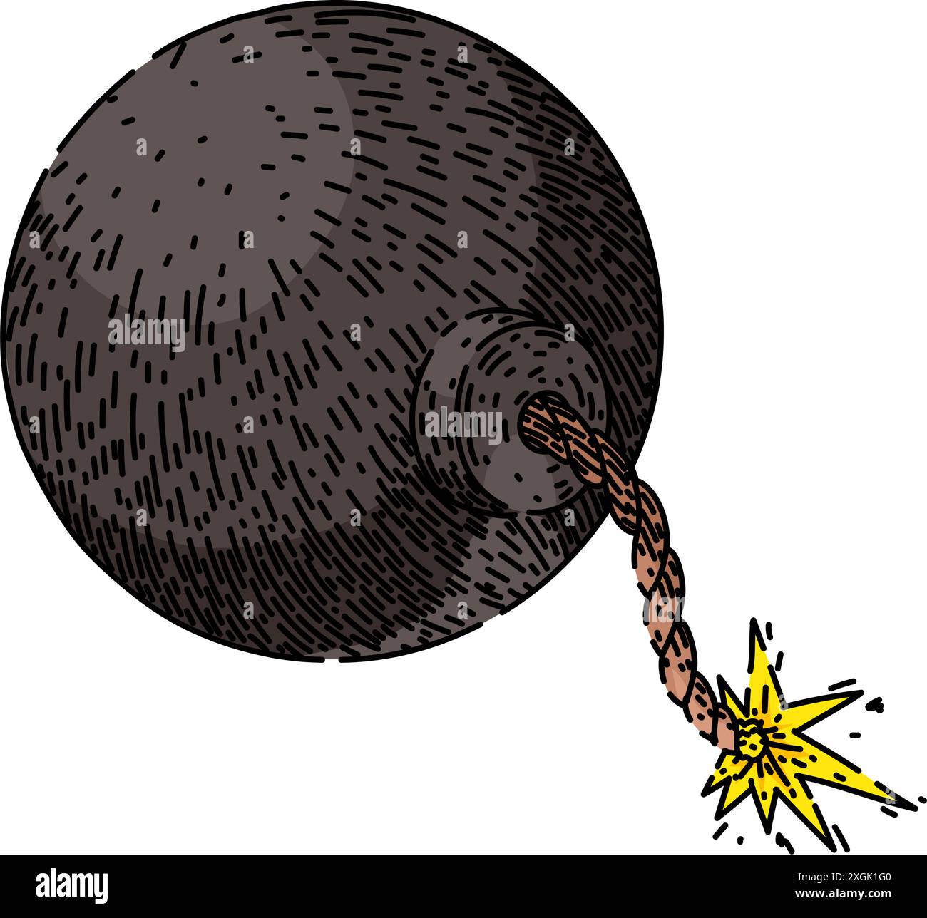 effect bomb sketch hand drawn vector Stock Vector Image & Art - Alamy