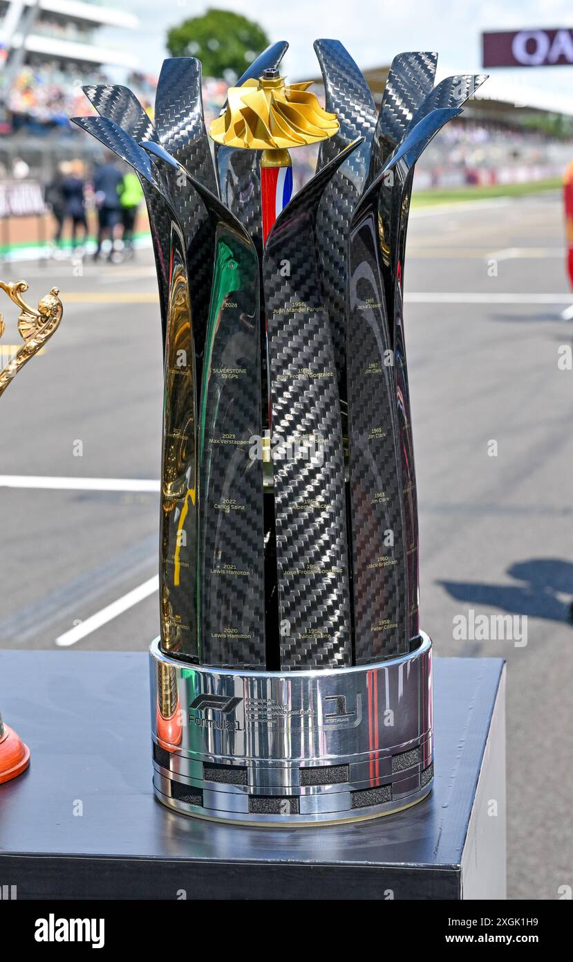 F1 qatar airways british grand prix 2024 first place trophy hi-res ...