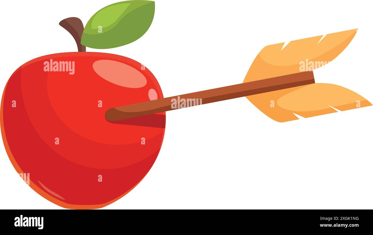 Apple with arrow through it hi-res stock photography and images - Alamy