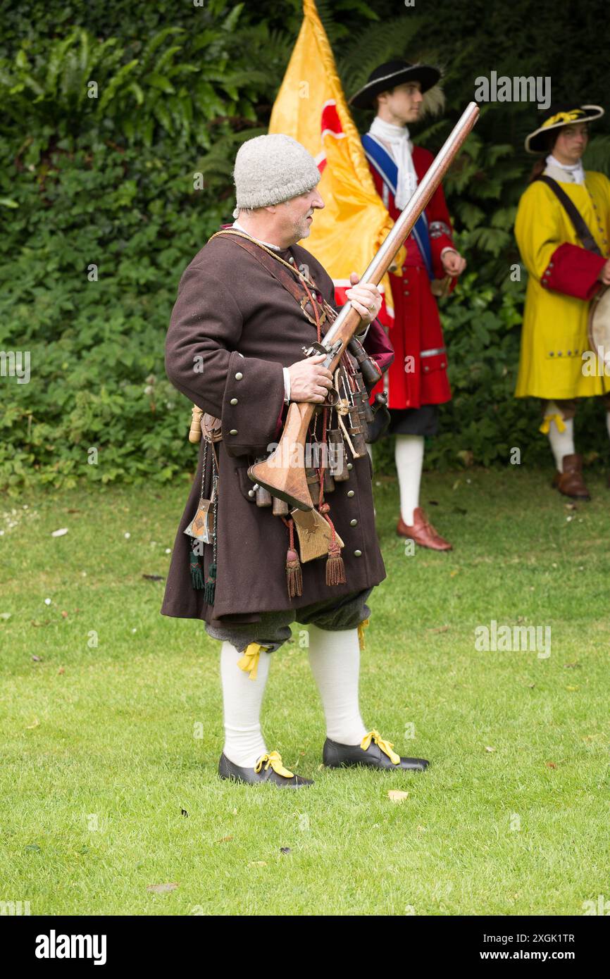 Monmouth Rebellion reenactment Stock Photo - Alamy