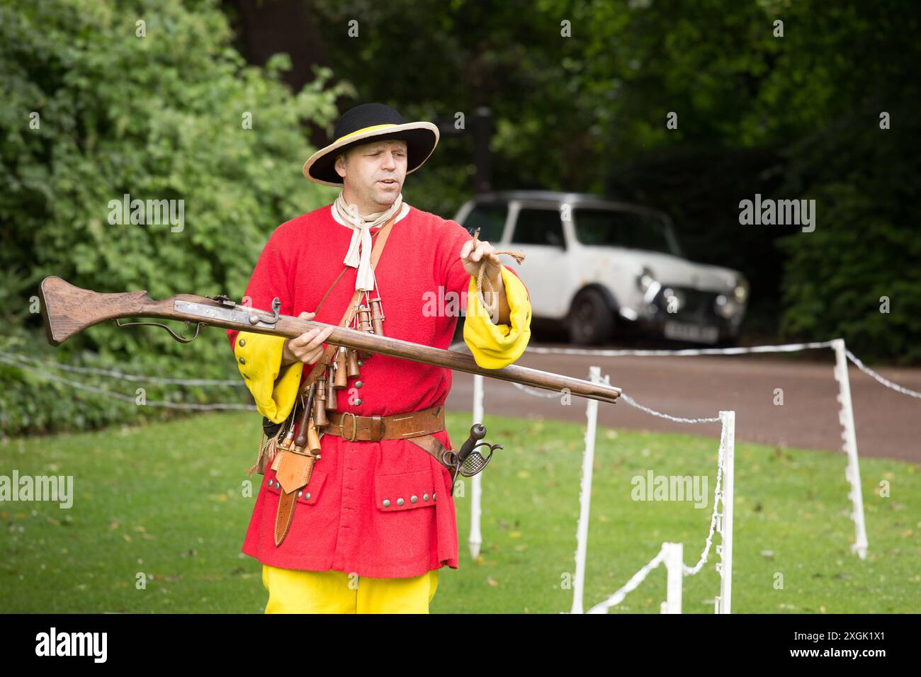 Monmouth Rebellion reenactment Stock Photo - Alamy