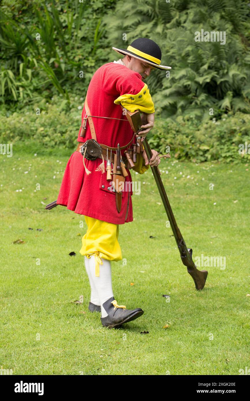 Monmouth Rebellion reenactment Stock Photo - Alamy