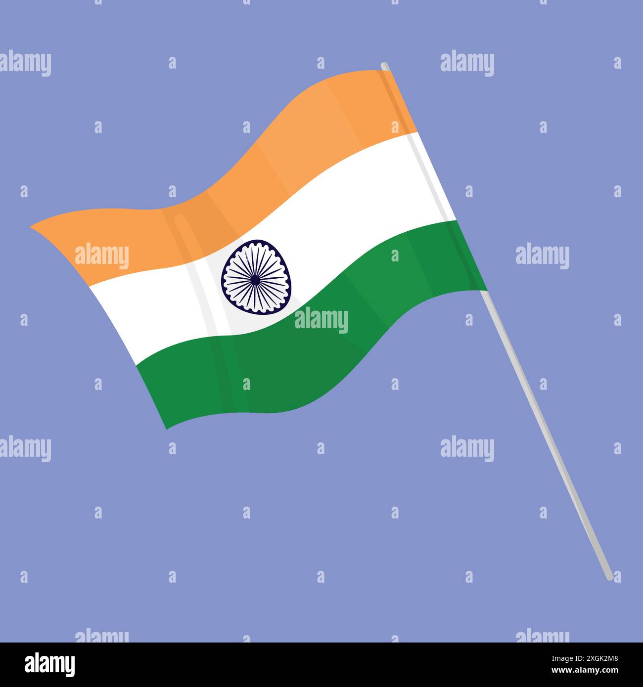 National Flag of India. India Flag Vector icon. Independence day of ...