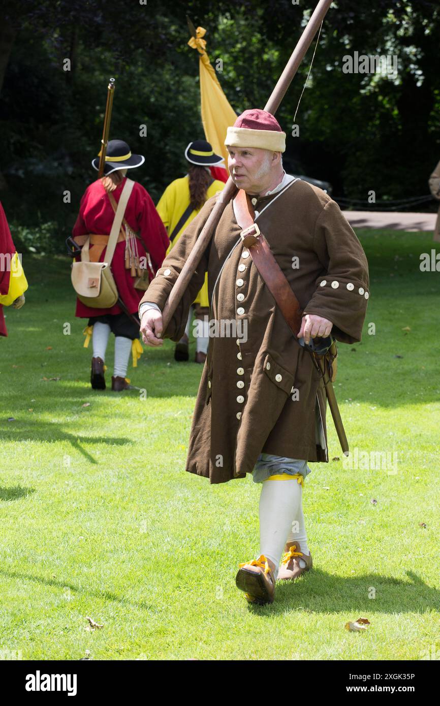 Monmouth Rebellion reenactment Stock Photo - Alamy