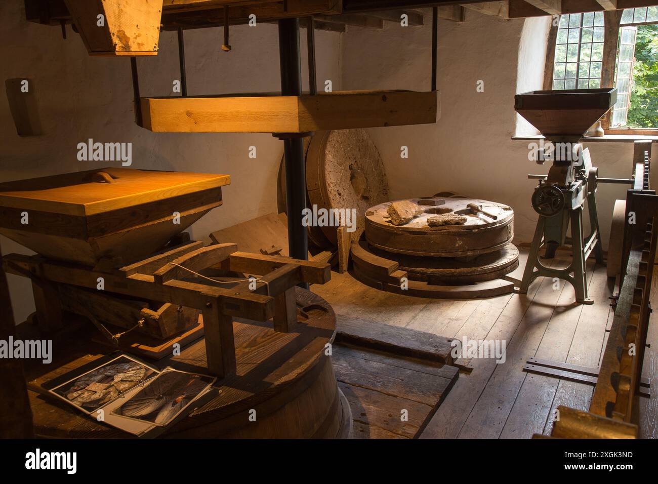 Corn and water mill Stock Photo - Alamy