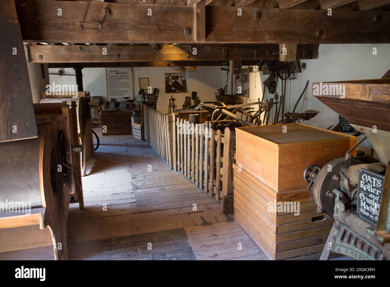 Corn and water mill Stock Photo - Alamy