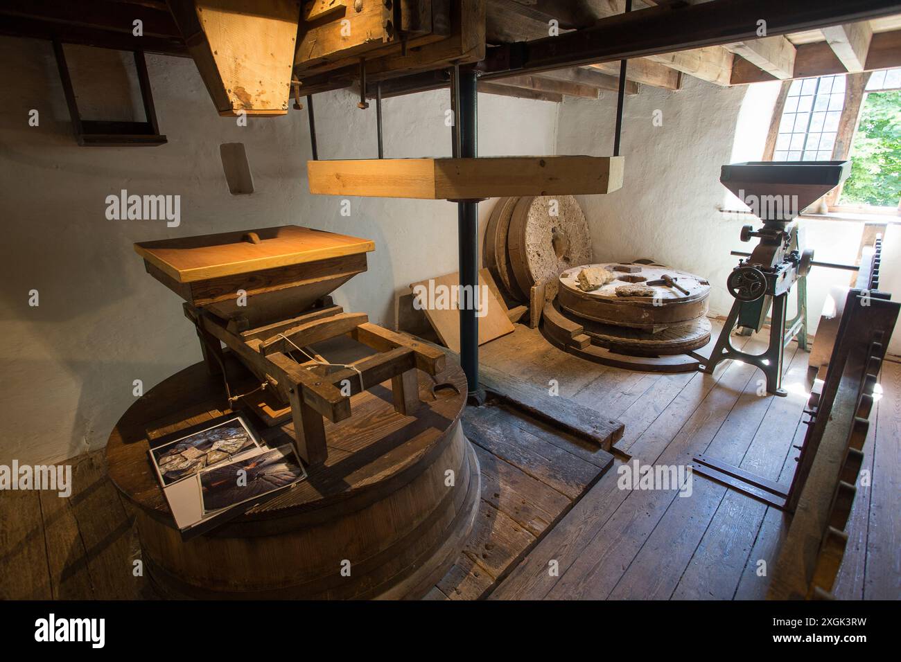 Corn and water mill Stock Photo - Alamy