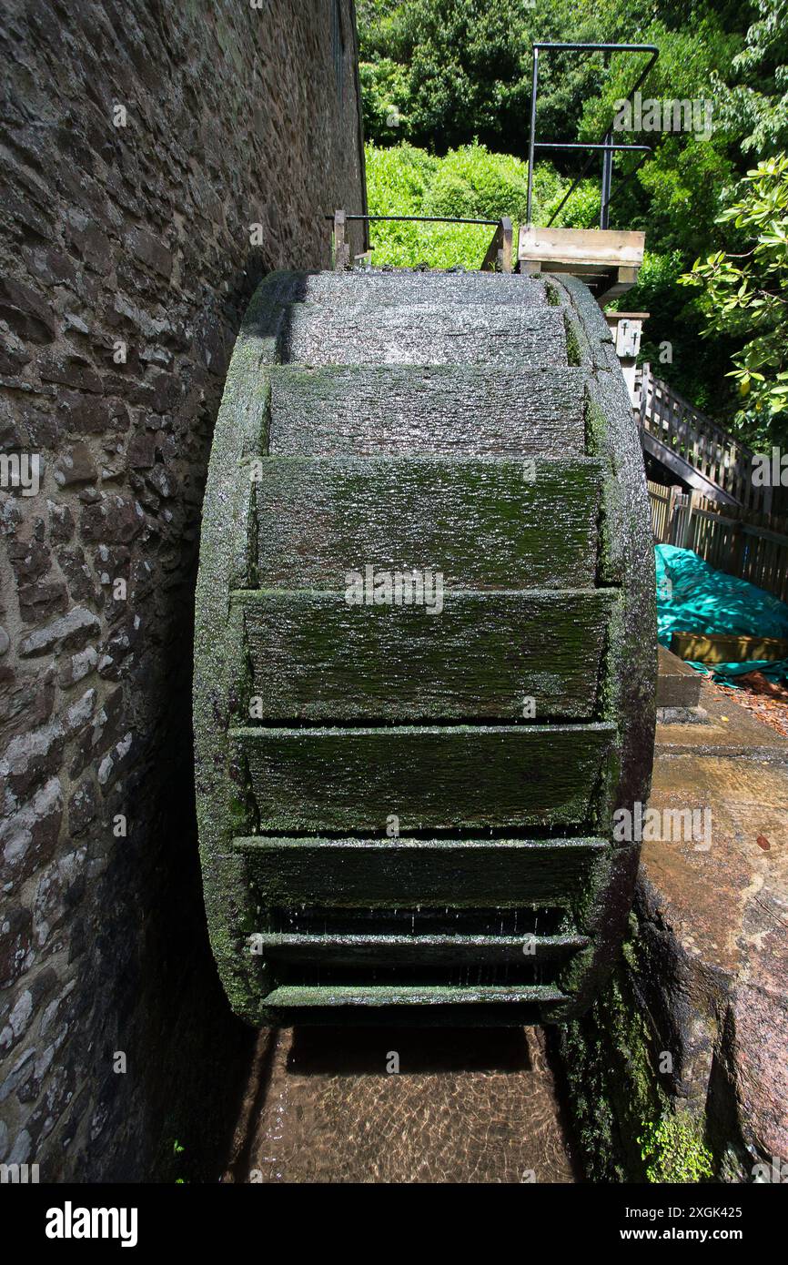 Corn mill water wheel hi-res stock photography and images - Alamy