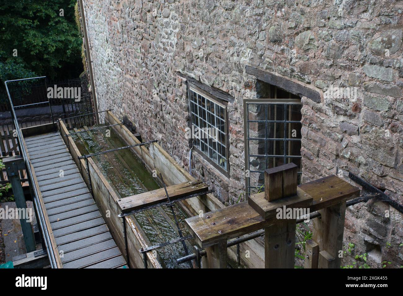 Corn and water mill Stock Photo - Alamy
