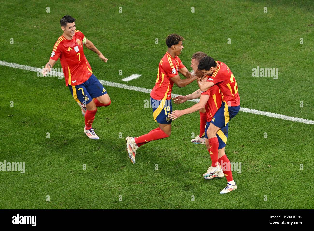Munich, Germany. 09th July, 2024. Soccer, UEFA Euro 2024, European ...