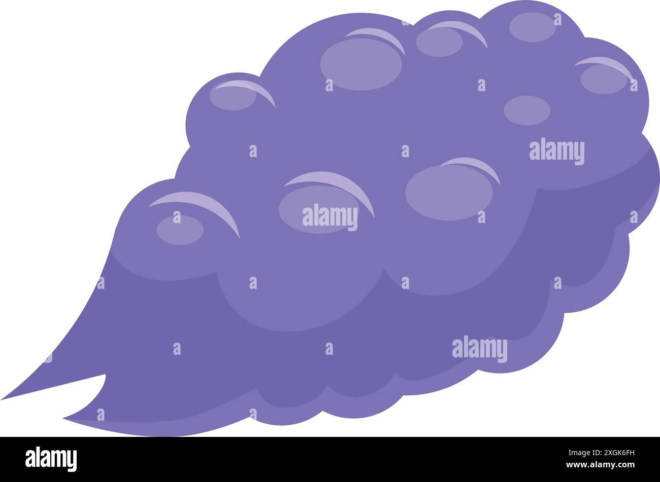 Puff of cloud in sky Stock Vector Images - Alamy