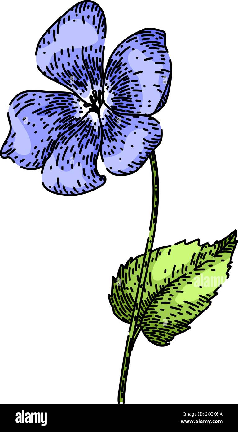 abstract violet sketch hand drawn vector Stock Vector Image & Art - Alamy