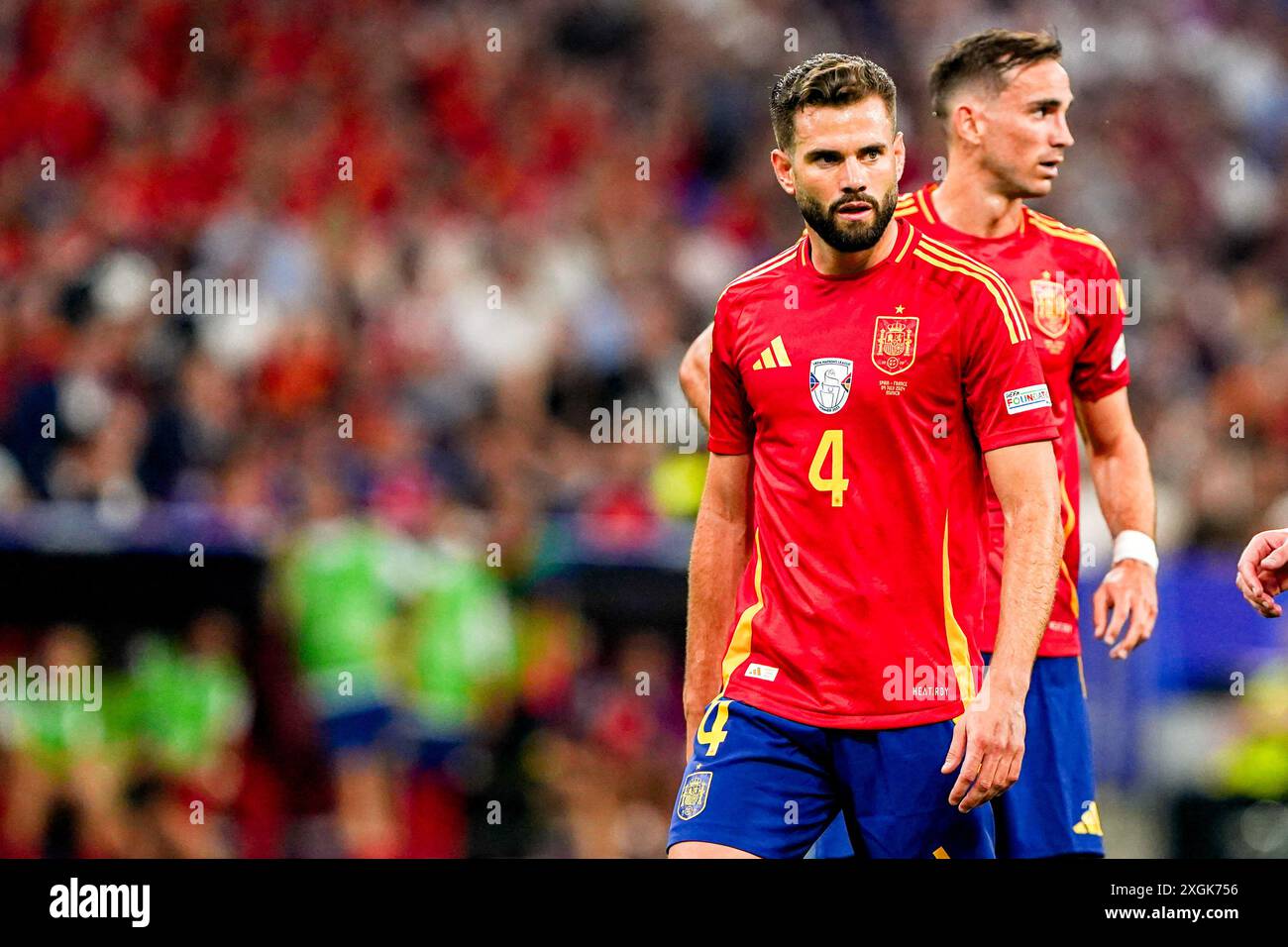MUNICH, NETHERLANDS - JULY 9: Nacho Fernandez of Spain looks on during ...