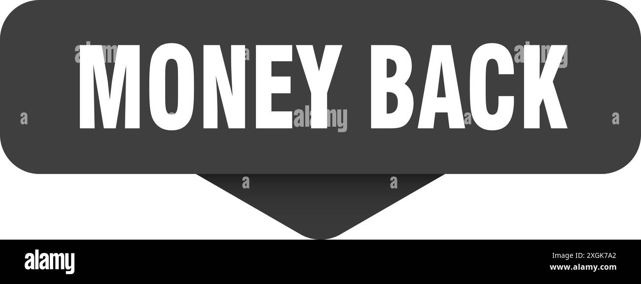 money back sticker. money back sign on transparent background ...