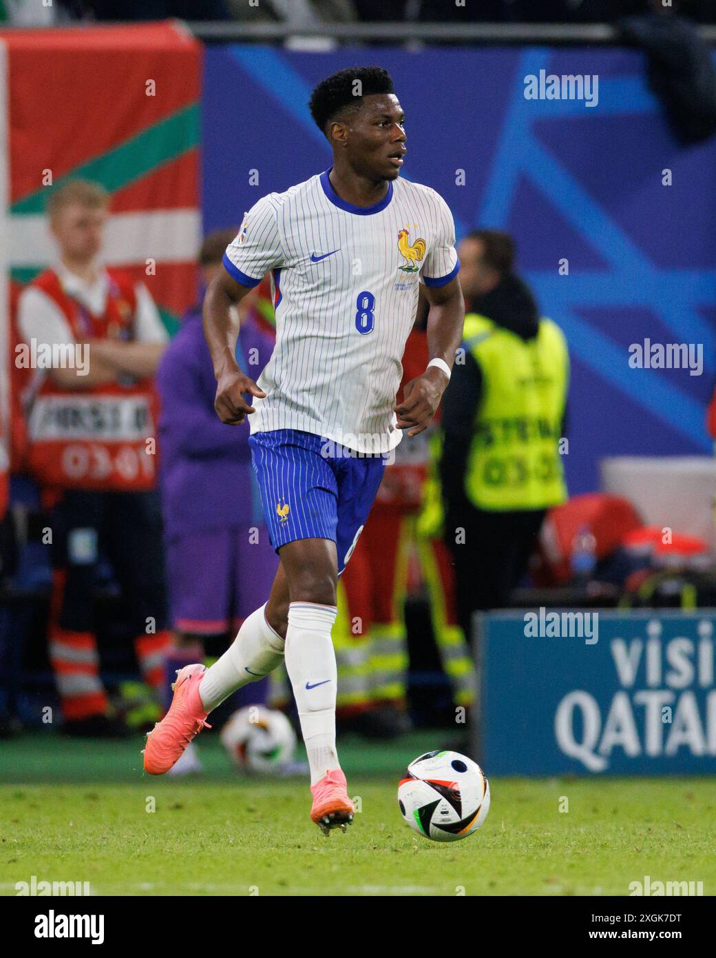Aurelien Tchouameni seen during UEFA Euro 2024 game between national ...