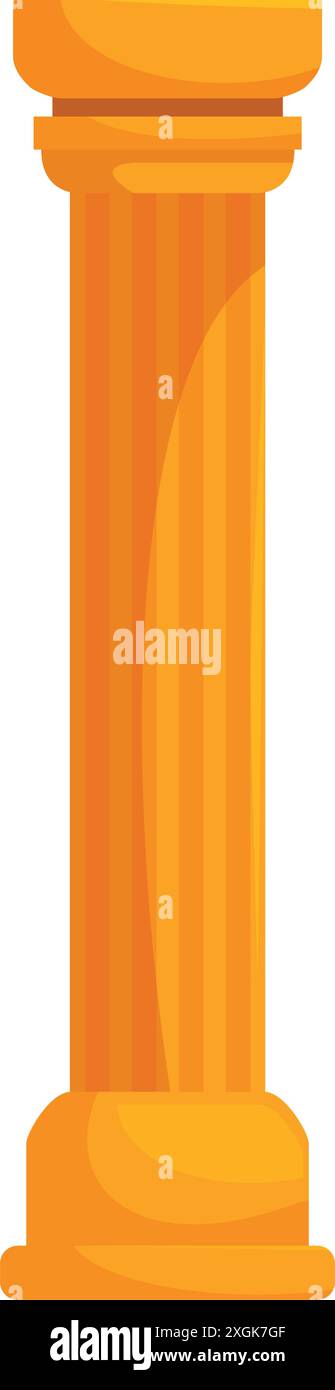 This golden greek column is a symbol of strength and stability ...