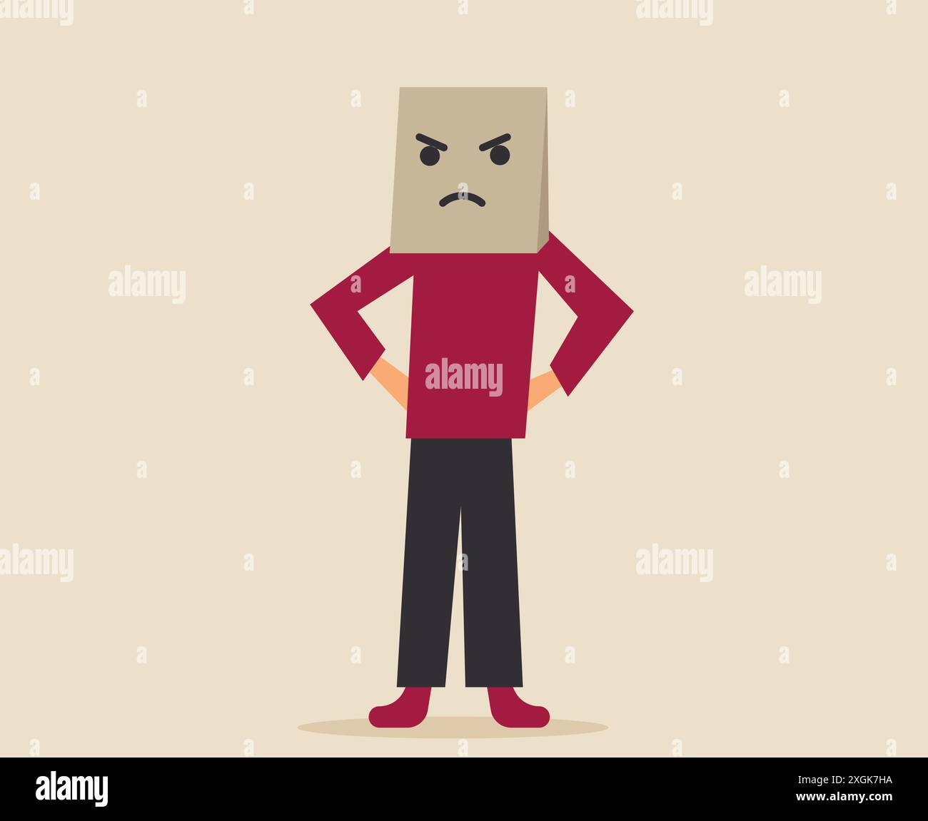 An angry man frustrated illustration Stock Vector Image & Art - Alamy
