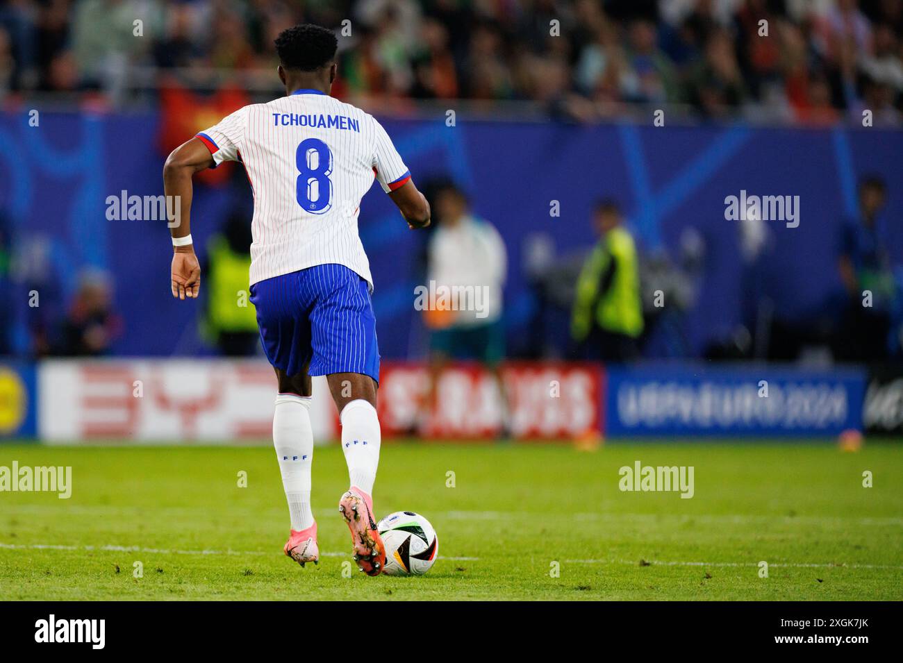 Aurelien Tchouameni seen during UEFA Euro 2024 game between national ...