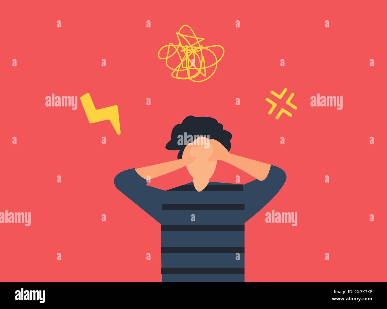 Man bursting in anger illustration Stock Vector Image & Art - Alamy