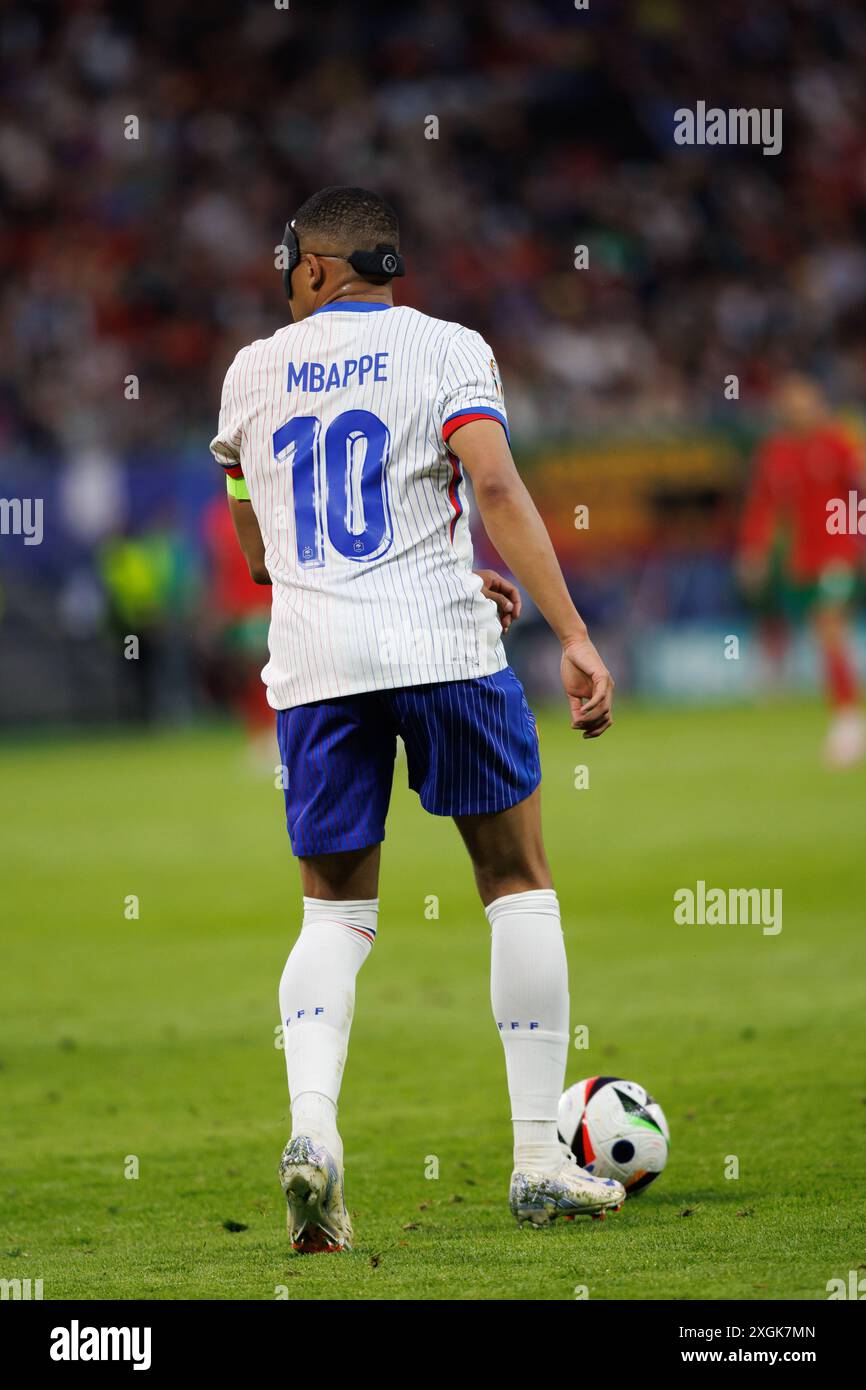 Kylian Mbappe seen during UEFA Euro 2024 game between national teams of ...