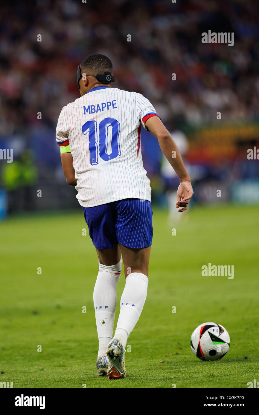 Kylian Mbappe seen during UEFA Euro 2024 game between national teams of ...