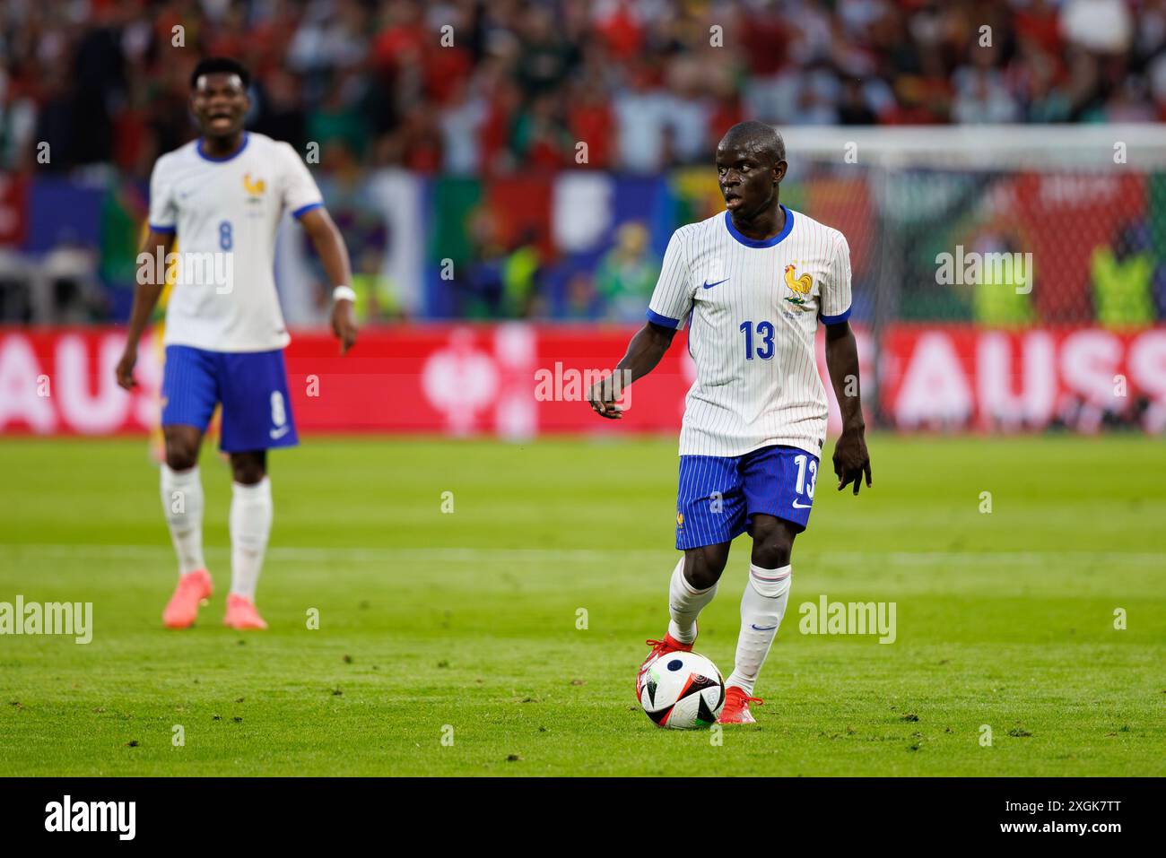 Ngolo Kante seen during UEFA Euro 2024 game between national teams of ...