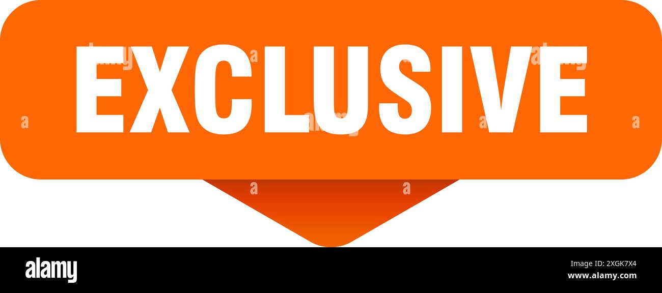 exclusive sticker. exclusive sign on transparent background ...