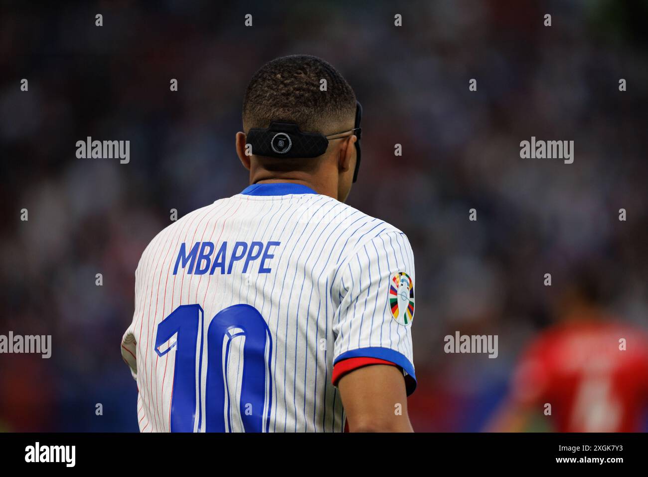 Kylian Mbappe seen during UEFA Euro 2024 game between national teams of ...
