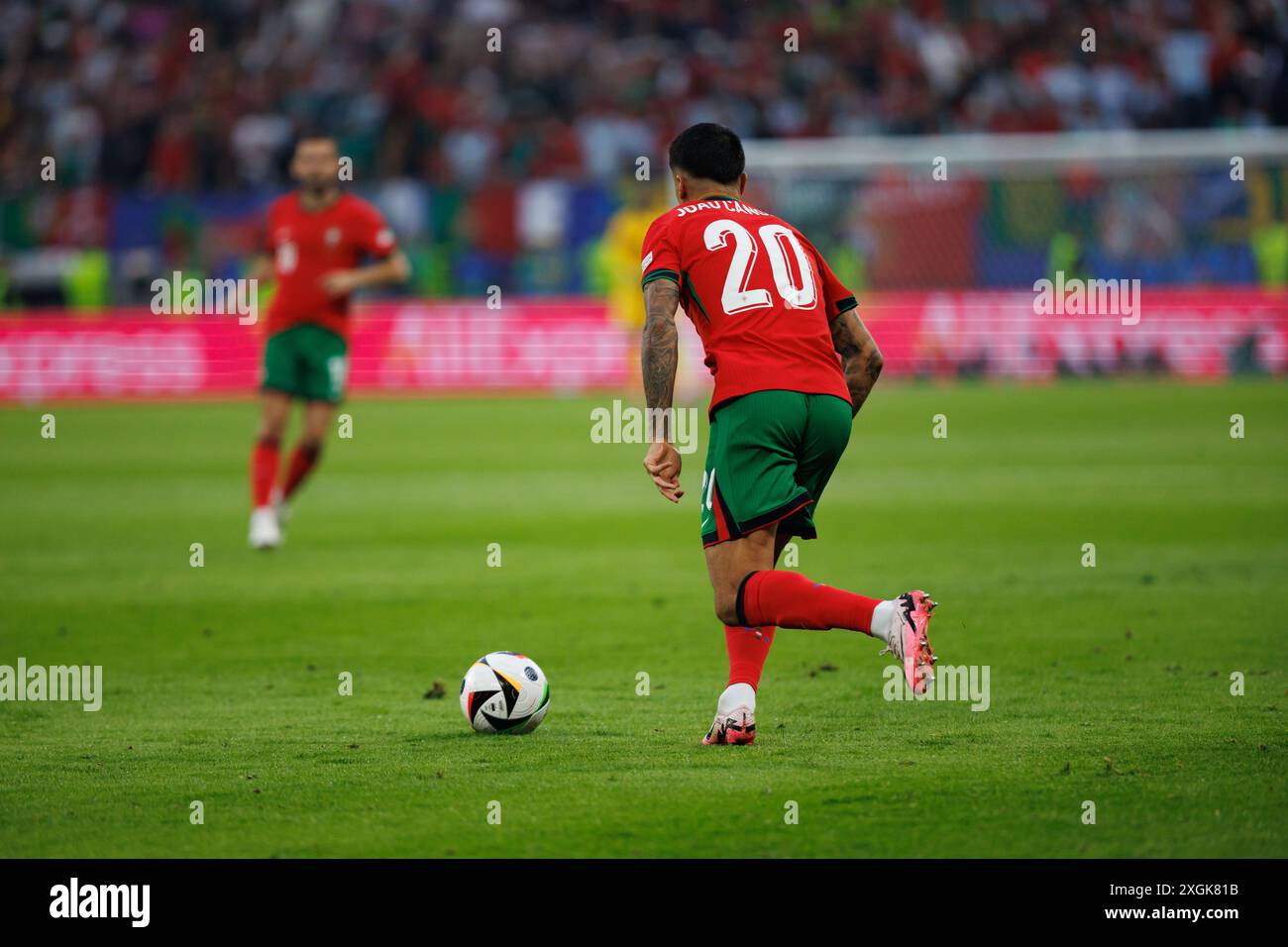 Joao Cancelo seen during UEFA Euro 2024 game between national teams of ...