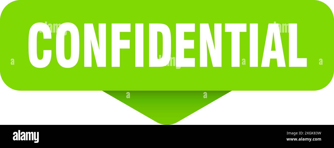 confidential sticker. confidential sign on transparent background ...
