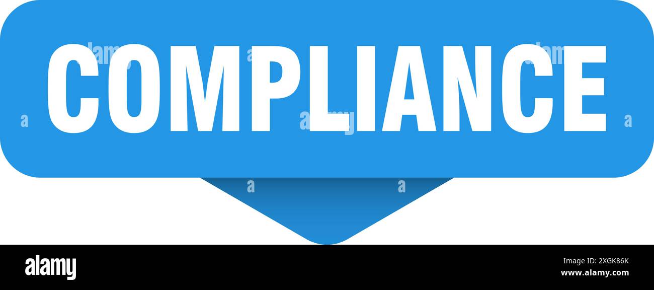 compliance sticker. compliance sign on transparent background ...