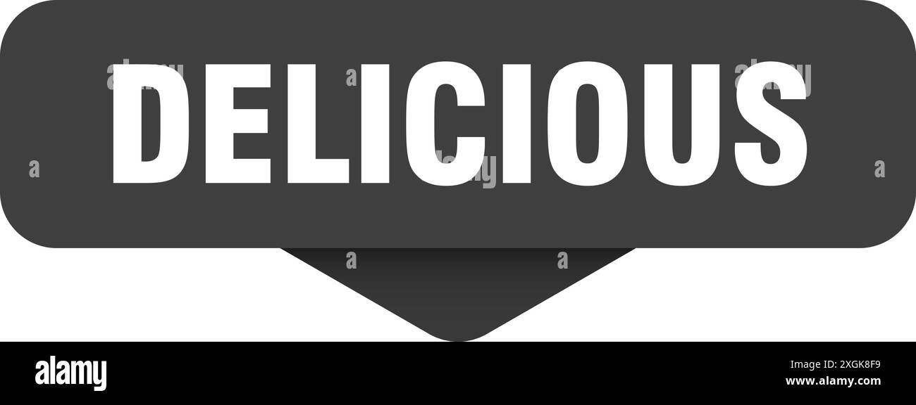 delicious sticker. delicious sign on transparent background ...