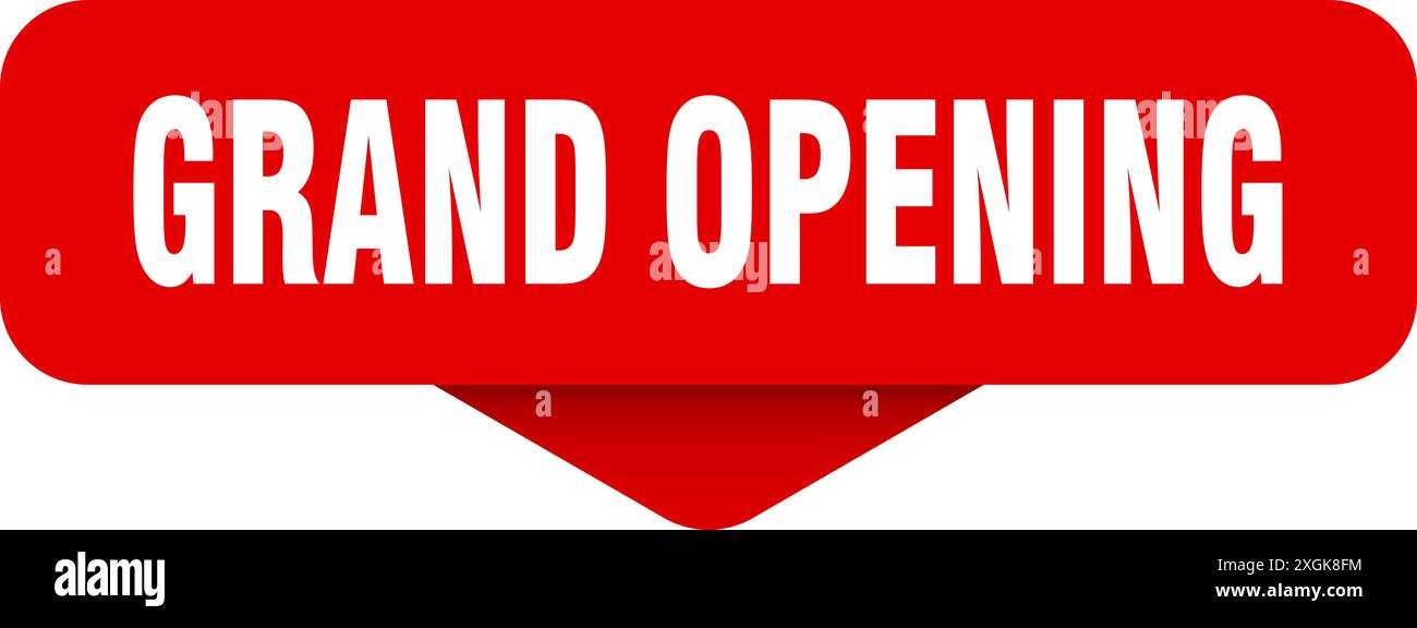 grand opening sticker. grand opening sign on transparent background ...
