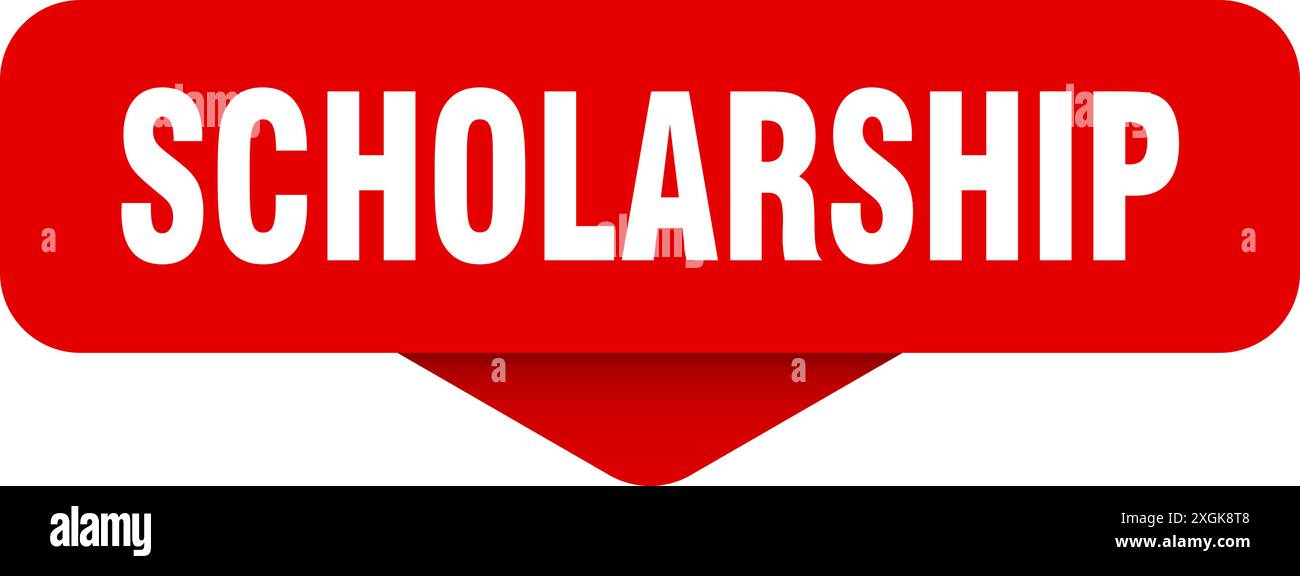 scholarship sticker. scholarship sign on transparent background ...