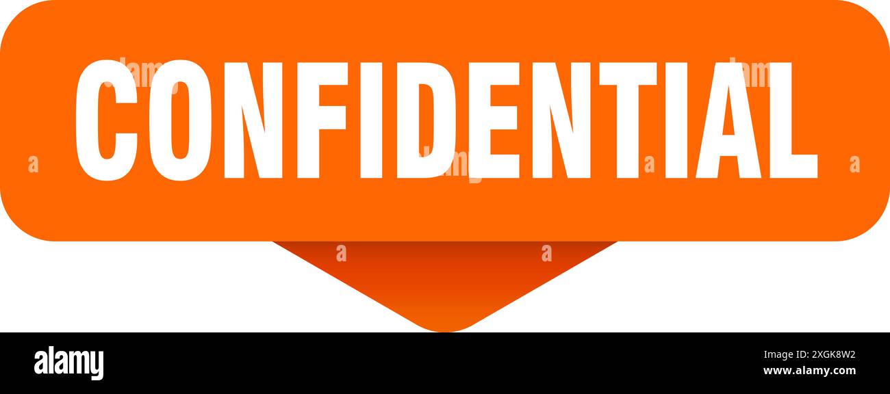 confidential sticker. confidential sign on transparent background ...