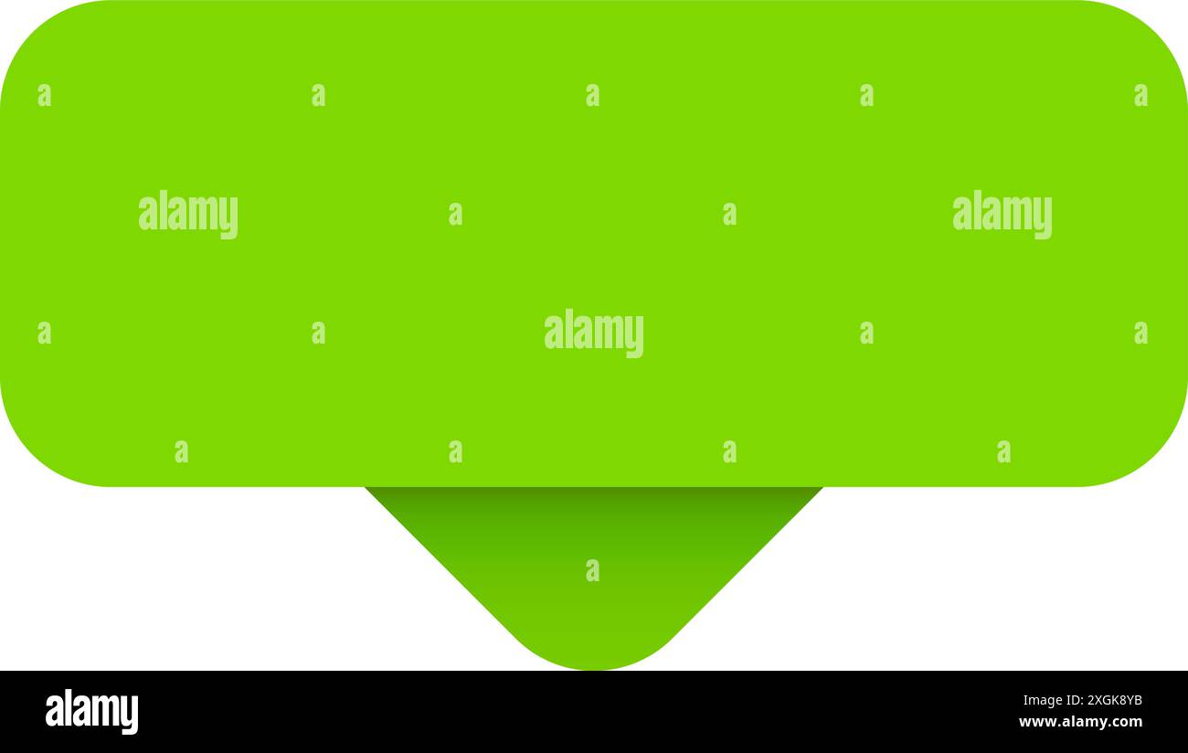 blank sticker. blank sign on transparent background. rectangular button ...